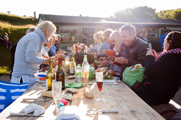 The Hidden Hut, Porthcurnick Beach